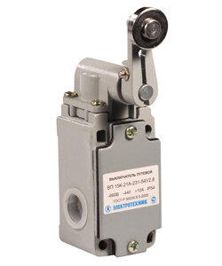 Выключатель Электротехник путевой ВП15К-21А-231-54 У2.8 рычаг с роликом прямого действия IP54