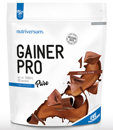 Nutriversum Gainer PRO Гейнер 2500 г со вкусом шоколада