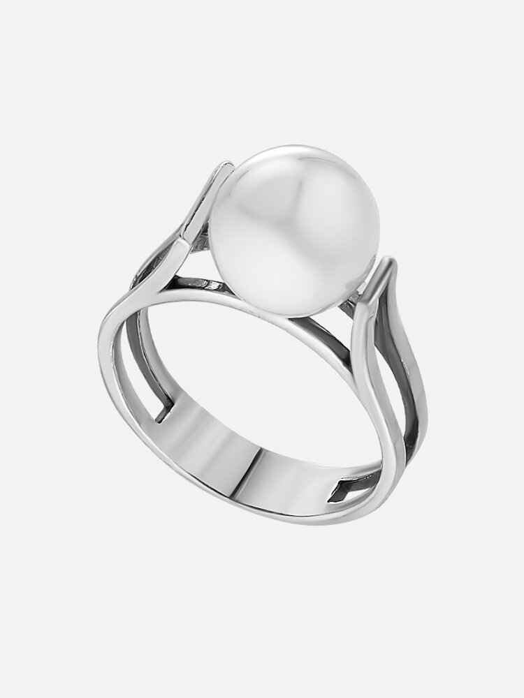 Кольцо, жемчуг имитация