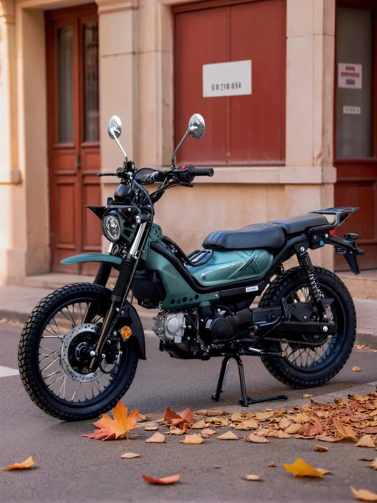 Мопед XTRAIL 110 см3 (49,9 см3) (оливковый темный)