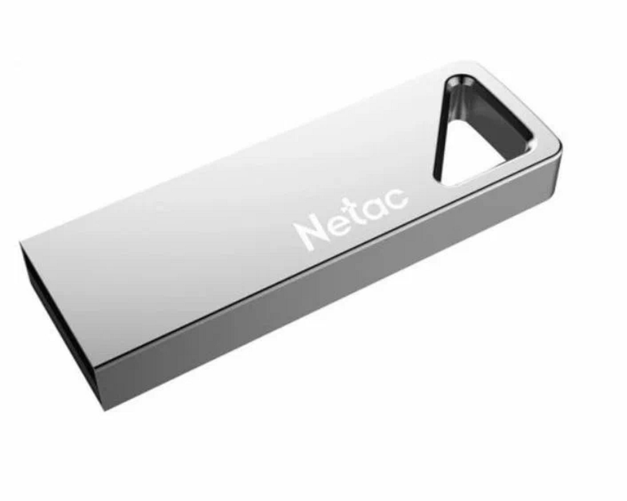 Накопитель USB 2.0 8GB Netac NT03U326N-008G-20PN серебристый