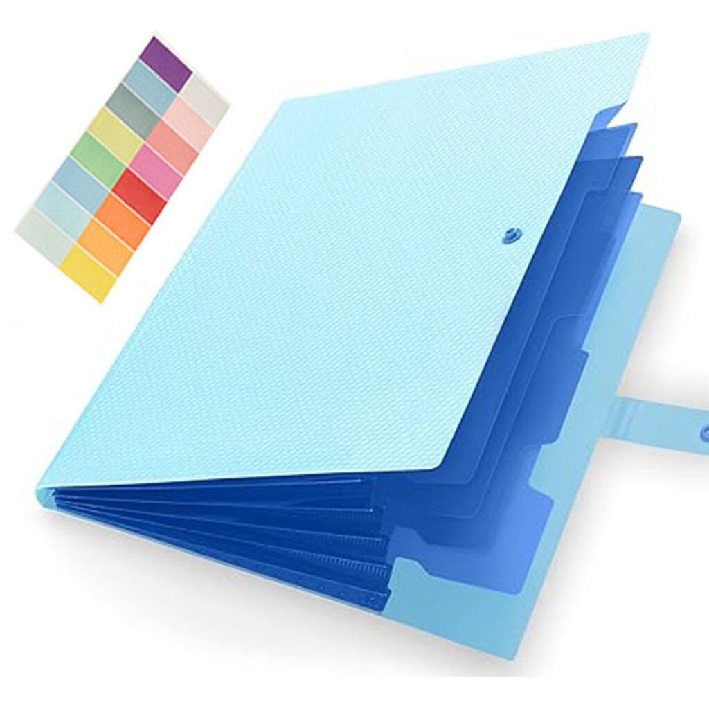 Футляр для сортировки документов с 5 карманами, сумка для файлов большой емкости для офиса