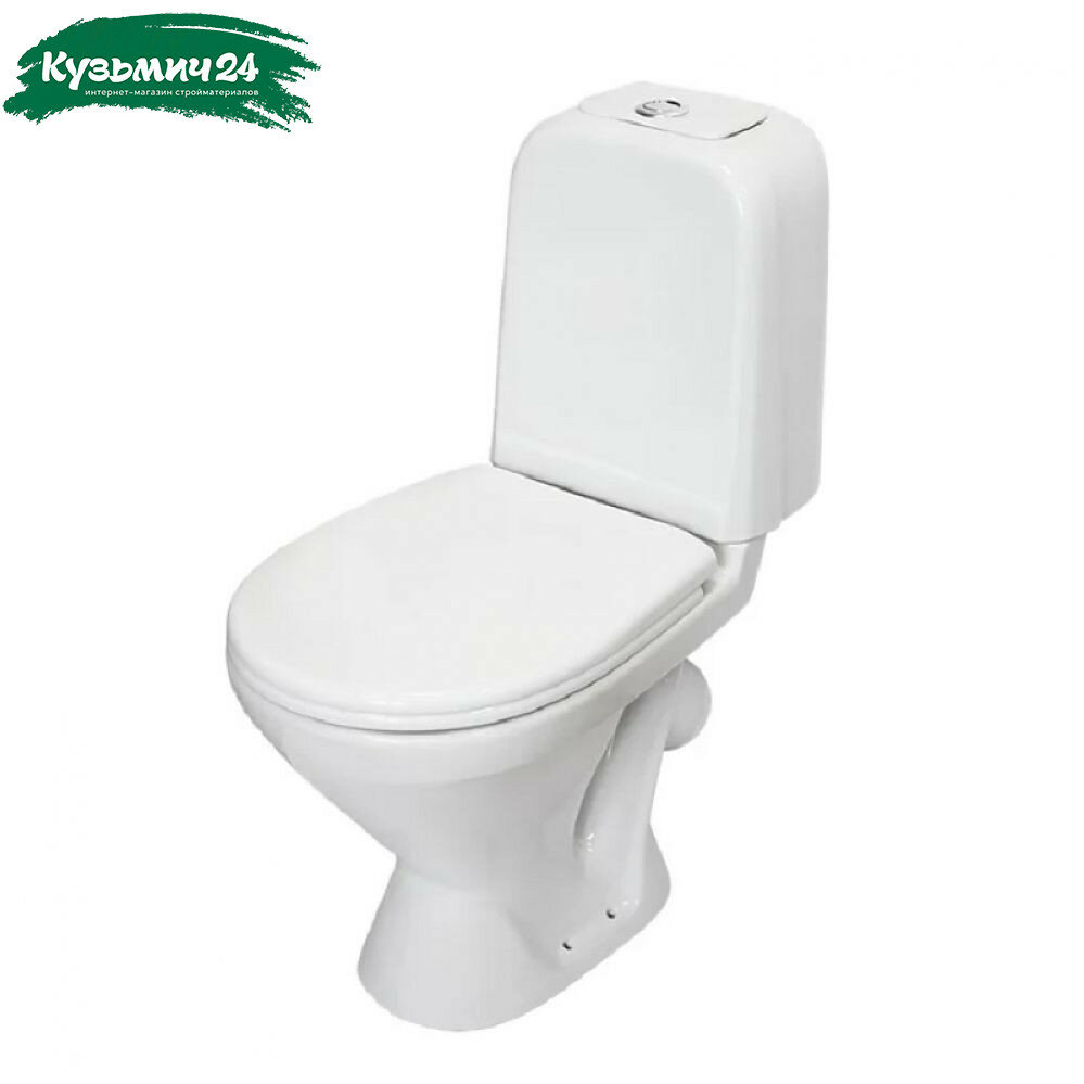 Унитаз напольный Sanita Самарский Эконом, белый, 1 шт.