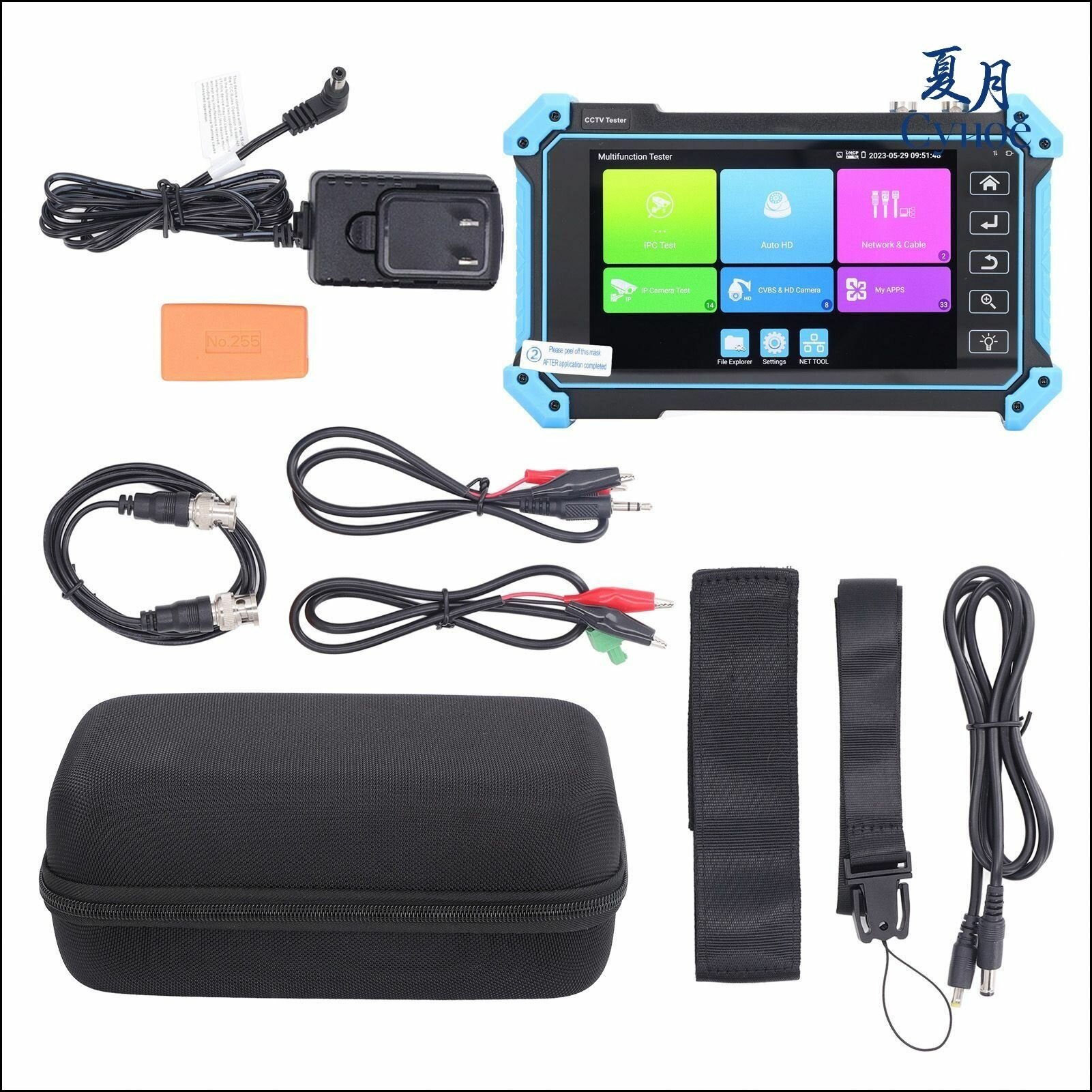 Тестер IPC5200Plus: 5,4-дюймовый сенсорный IPS-экран, тестирование CCTV