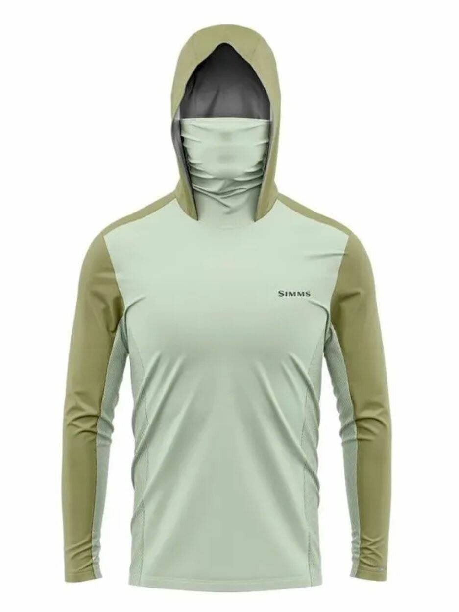 Наборы Simms Рыбак Куртка Рыбак Шляпа солнцезащитная маска UPF 50 + Рукава и яркие манжеты(46, XS, антрацитово-серый, SIMMS 100)
