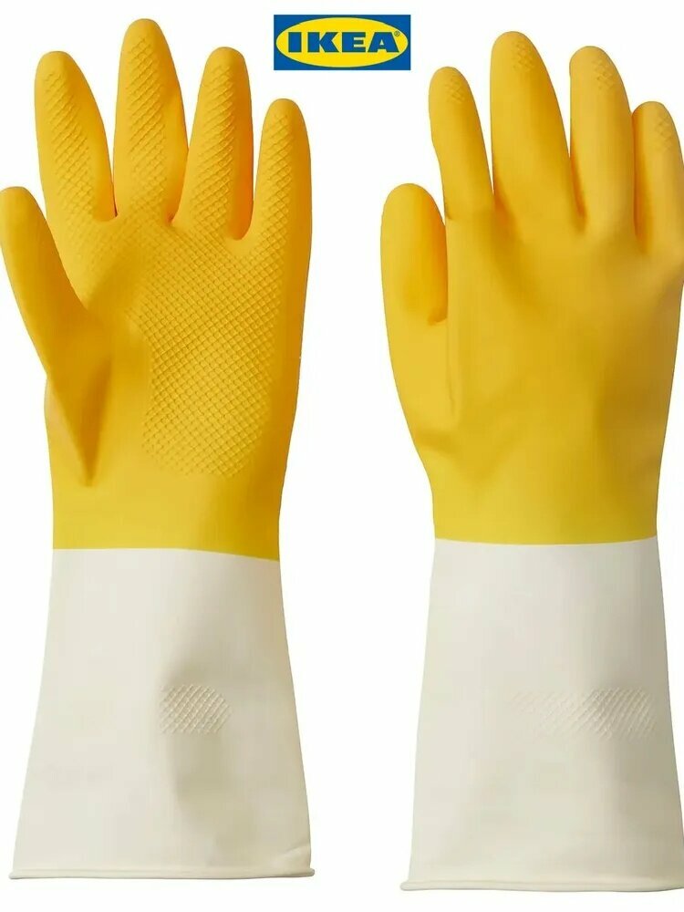 IKEA Перчатки хозяйственные, размер M, 1 пара