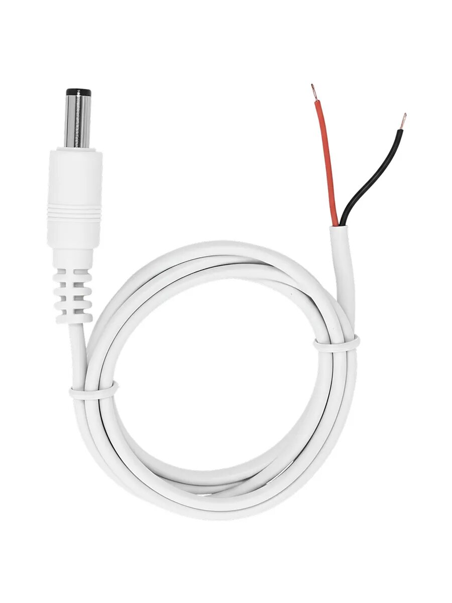 Хлястик - провод для оборудования, от драйвера, 50 см, белый
