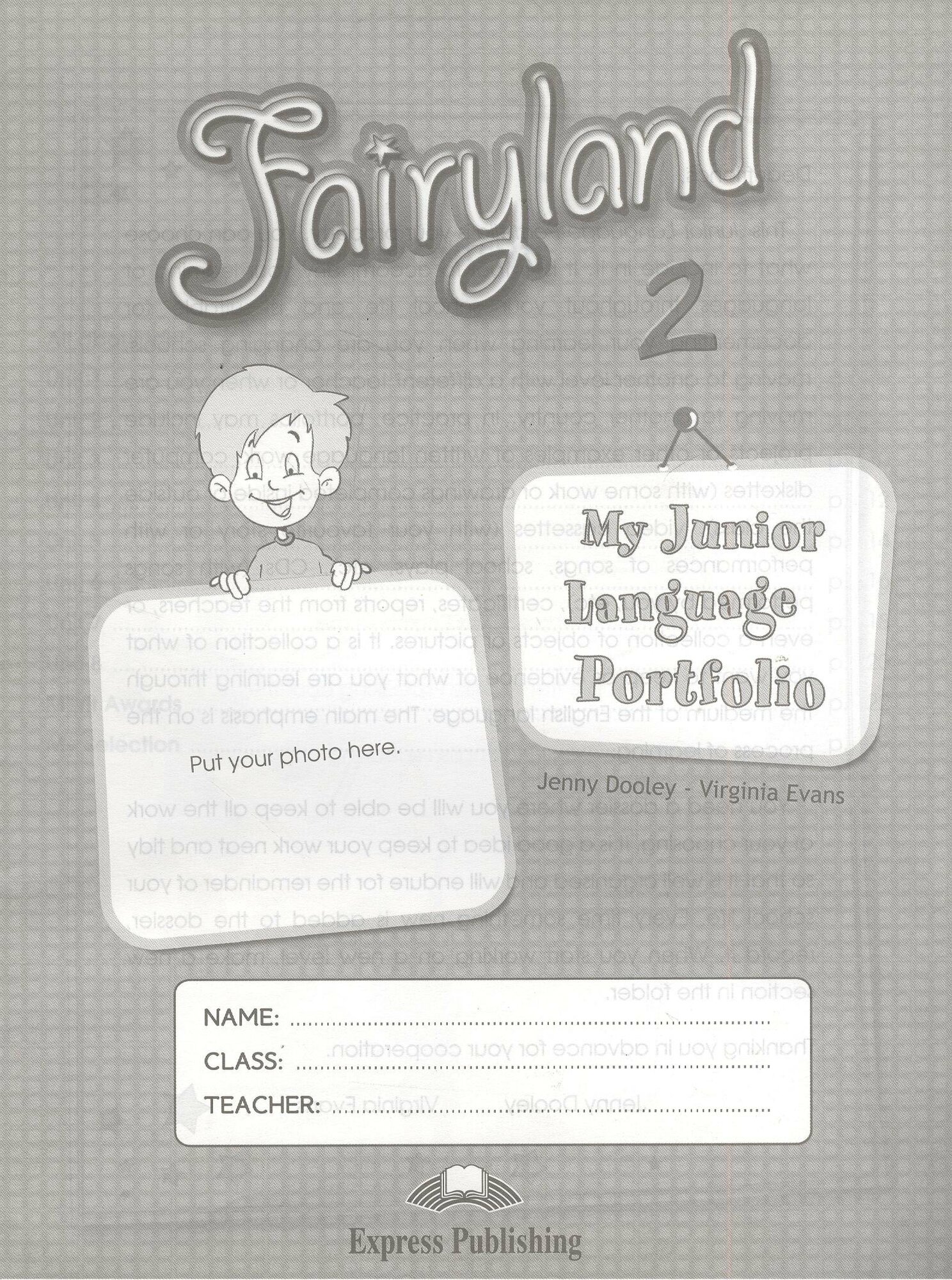 Fairyland 2. My Junior Language Portfolio