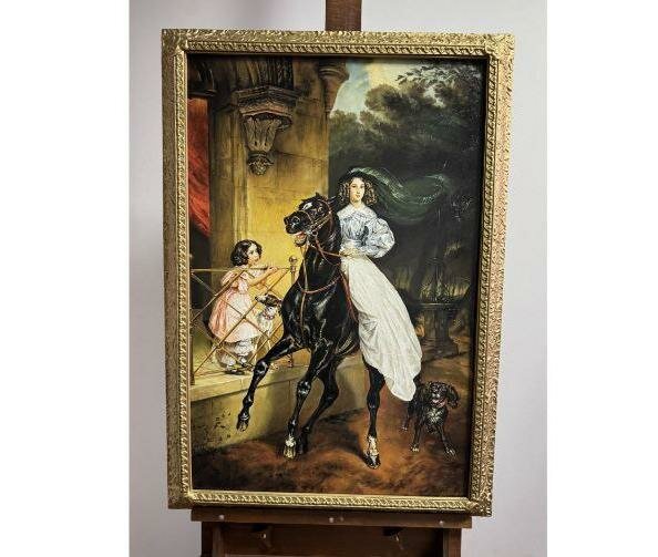 Карл Брюллов "Всадница" 90х60 см