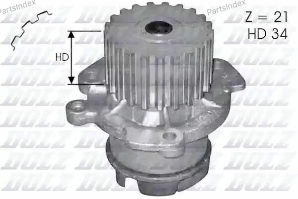 Водяная помпа LADA 110/111/112 00-, DOLZ L124