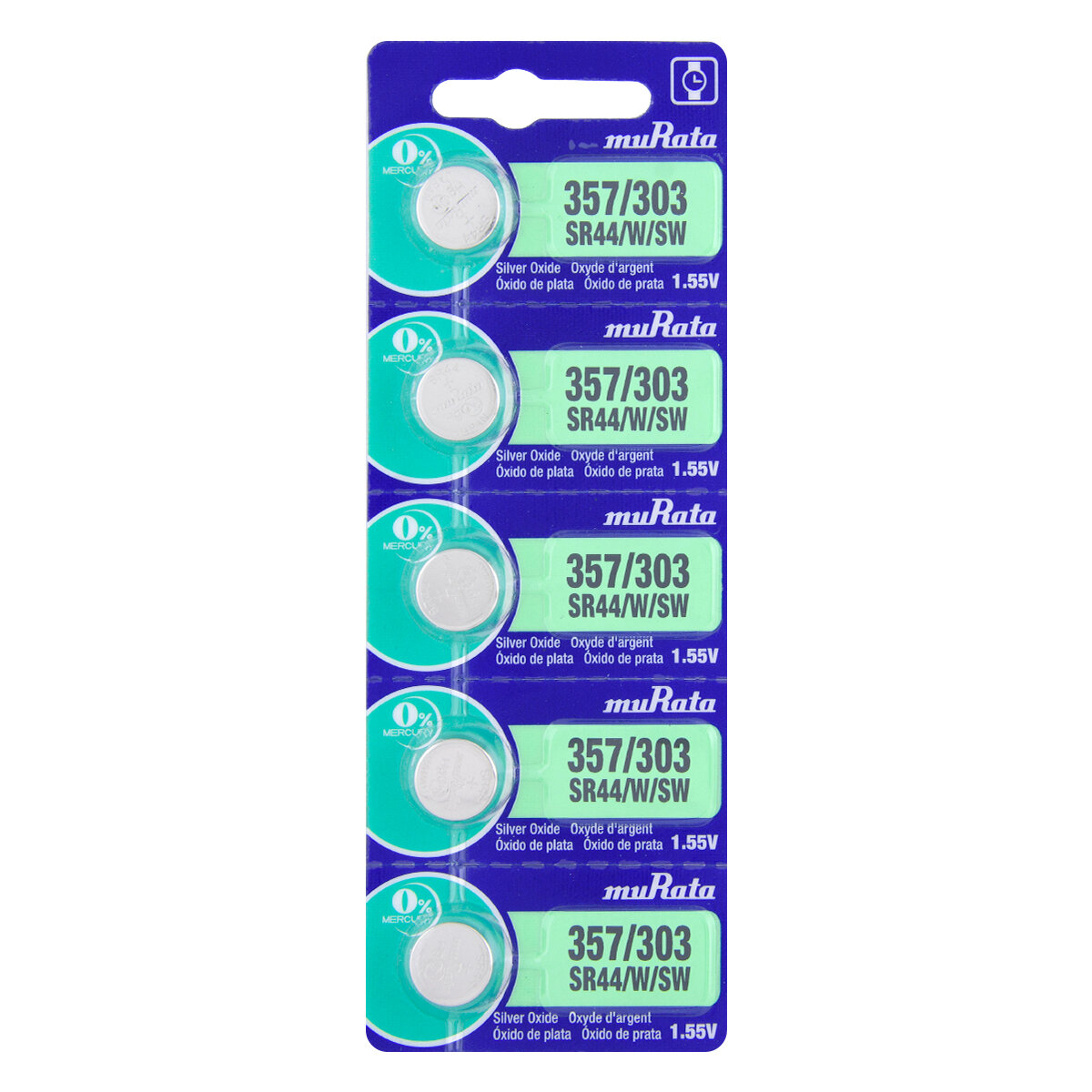 Батарейка Murata SR44/303/357 (5BL)