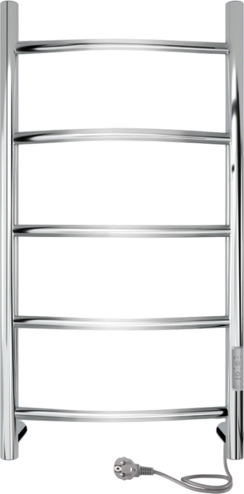 Полотенцесушитель электрический Indigo Arc Lux LCALE70-30Rt серебристый