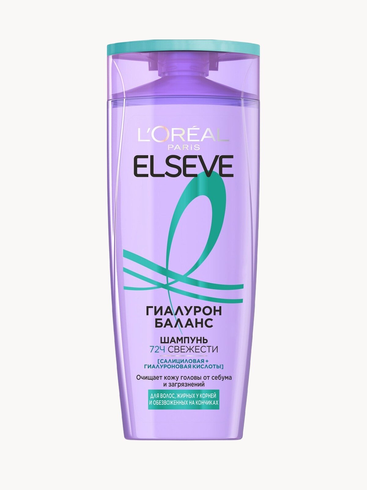 L'Oreal Paris Elseve шампунь для волос, жирных у корней и обезвоженных на кончиках, "Гиалурон Баланс", 400 мл