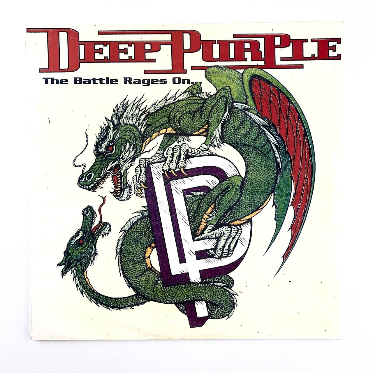 Винтажная виниловая пластинка "Deep Purple – The Battle Rages On". Россия, 1994 г.