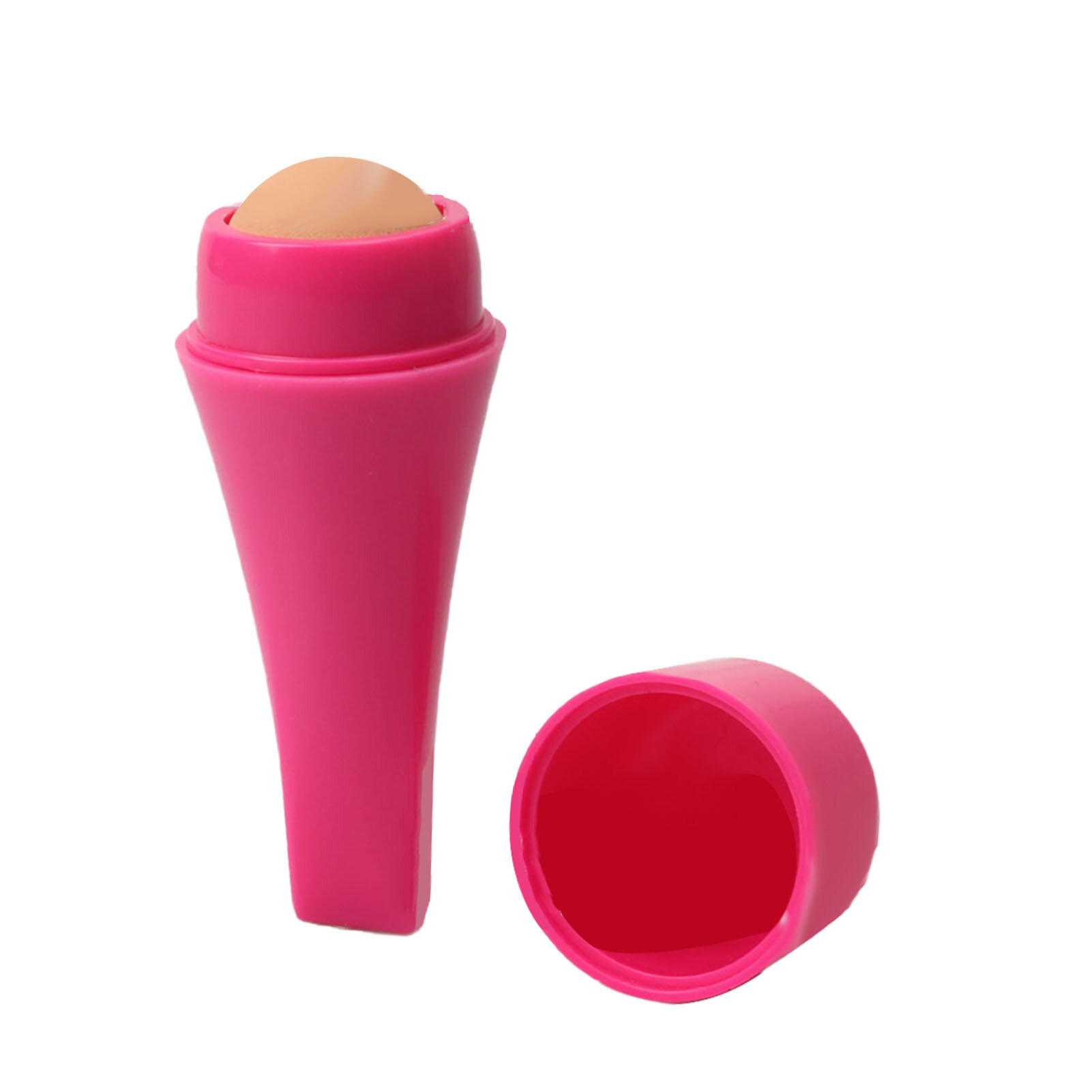 Вулканический ролик для лица, средство для удаления камней, многоразовый маслопоглощающий контрольный карандаш, инструмент для ухода за кожей лица, съемный розовый