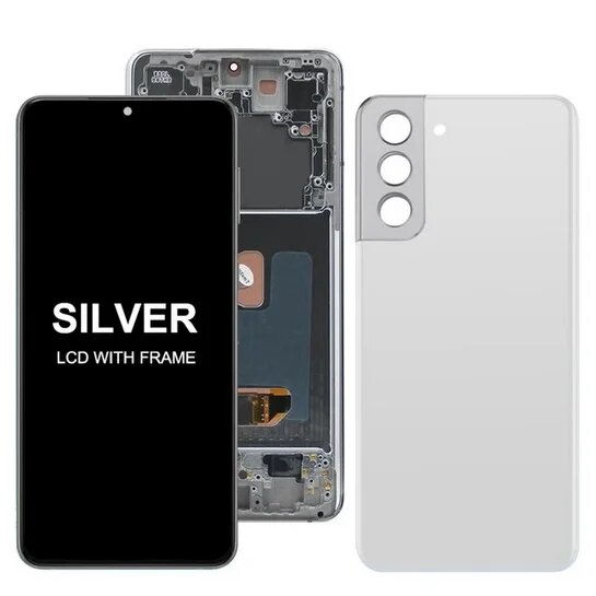 S21+ Super AMOLED для Samsung S21 Plus ЖК-дисплей с цифровым преобразователем сенсорного экрана в сборе для S21 plus SM-G996B/DS ЖК-дисплей с рамкой