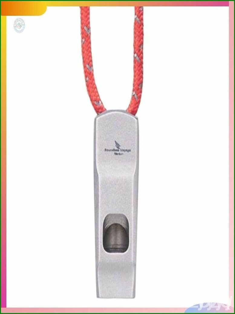 Титановый свисток для походов и путешествий надежный сигнальный свисток для активного отдыха и безопасности