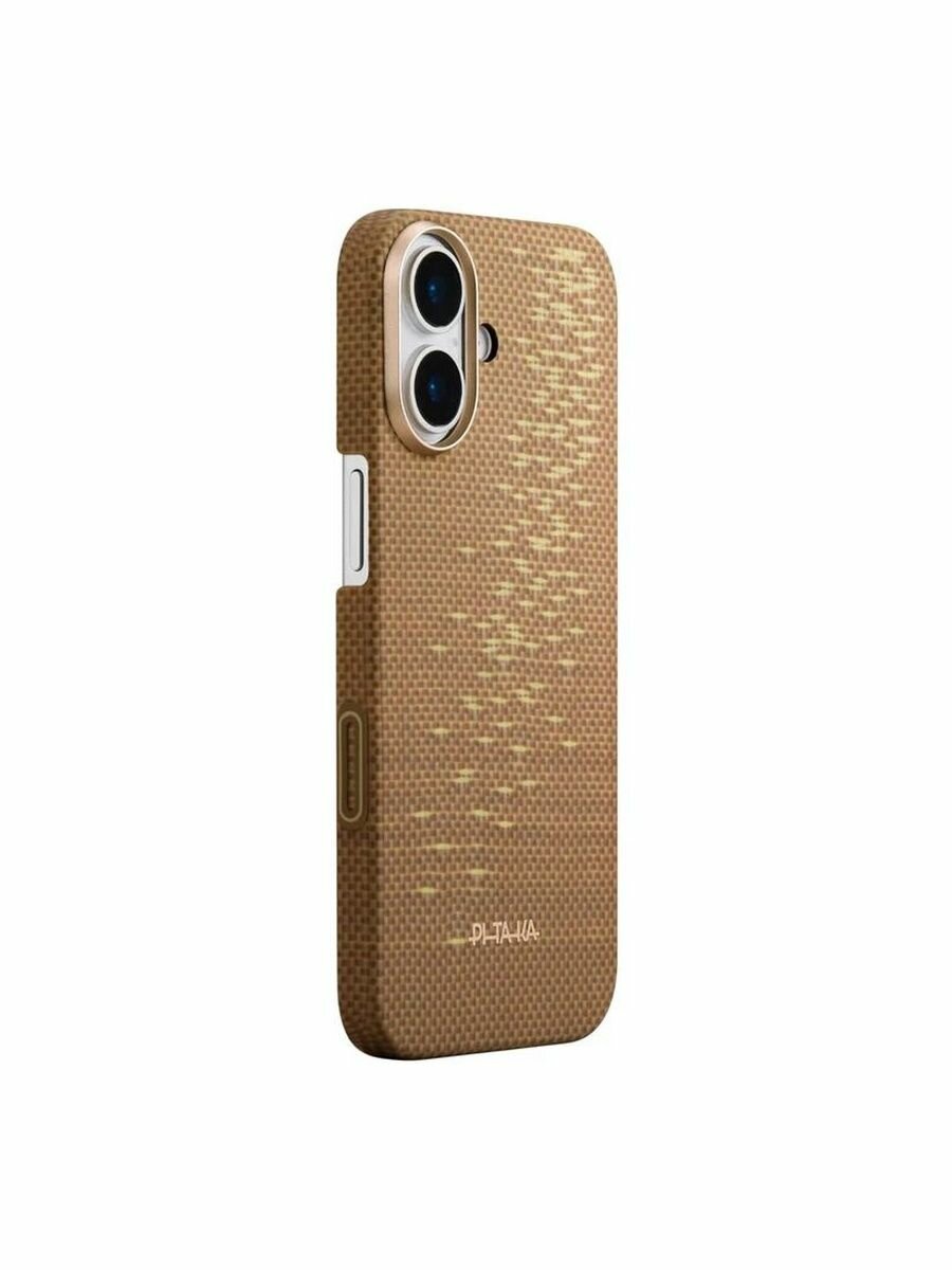 Чехол Pitaka Ultra-slim iPhone 17 Glints of Gold - Golden Glint