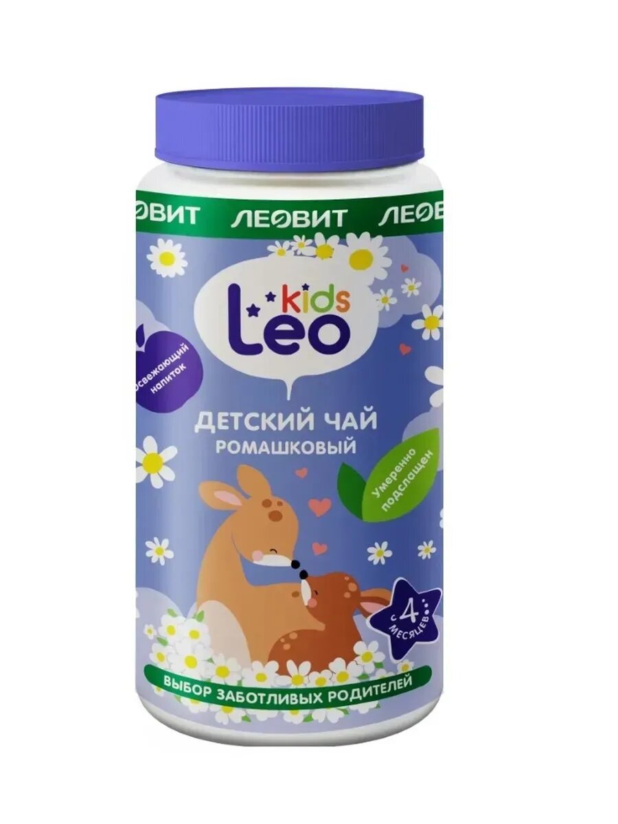 Леовит Leo Kids Чай быстрорастворимый ромашковый 200 гр