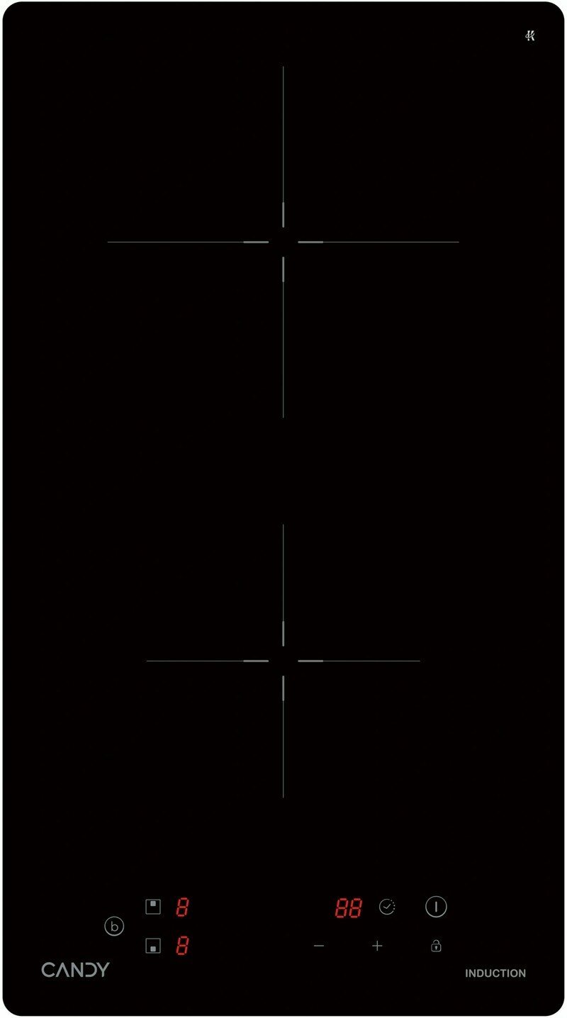 Индукционная варочная панель Candy CHXY32NB, конфорок: 2 шт, стеклокерамика, независимая, черный