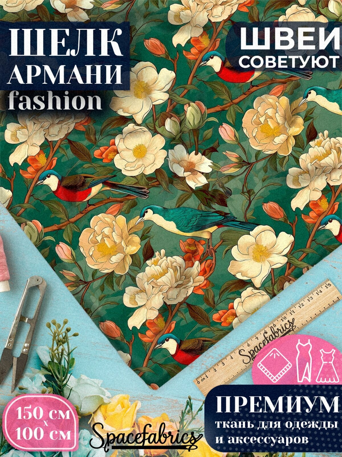 Шелк Армани, искусственный атлас шелк Armani, мягкий для костюмов, платьев, юбок. 147*100 см, 90 г/м