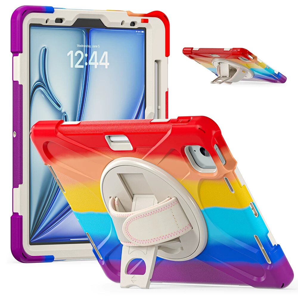 IPad Air8 2026 (11 дюймов) M4_Цветной красный + поворотный ремешок на руку