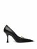 Туфли BURBERRY Leather Cotswolds high pumps, размер 36, black/black