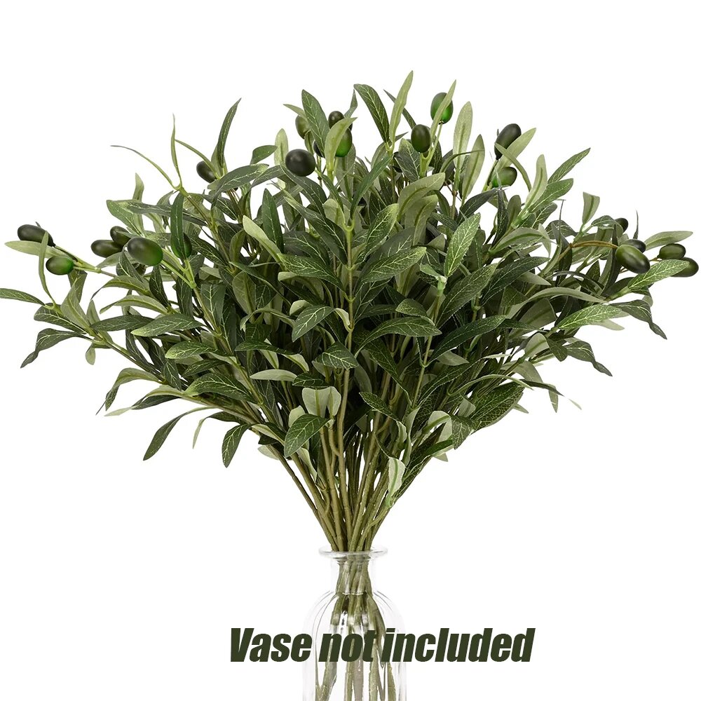 Искусственные веточки оливы BloomEver для декора 5pcs
