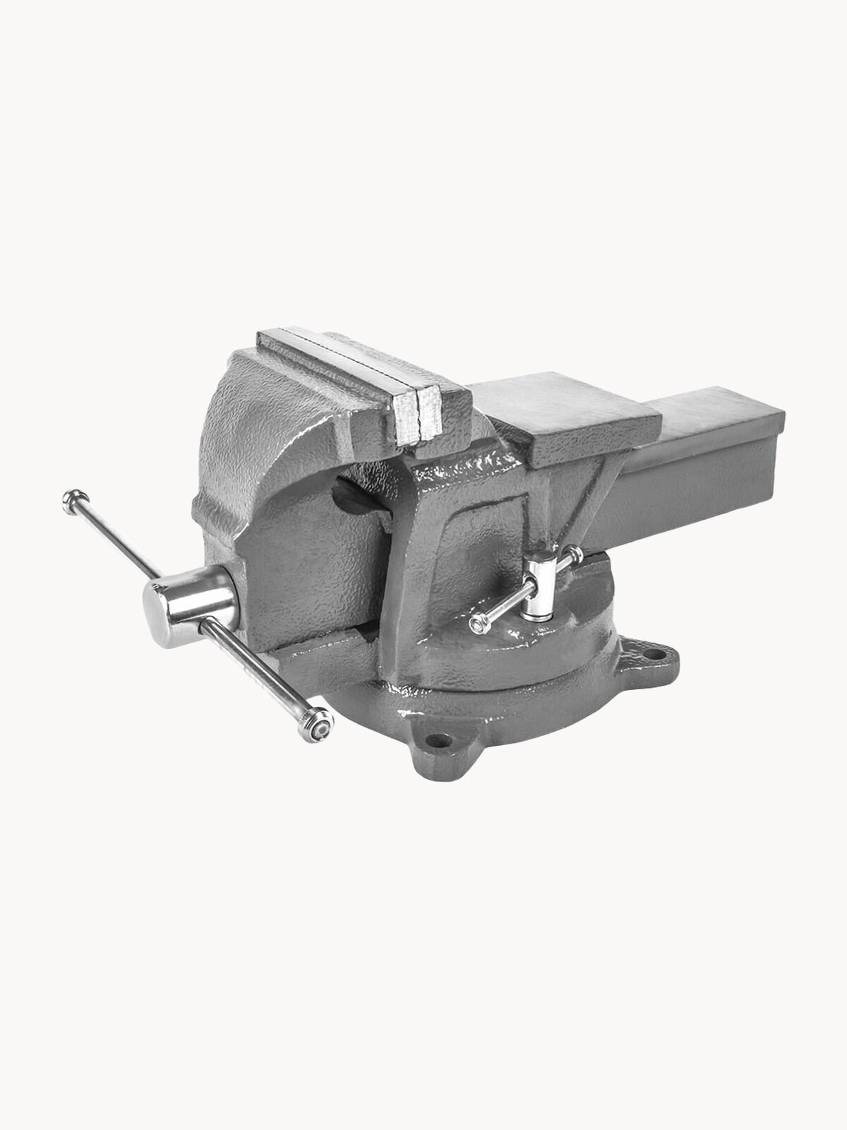 Стальные поворотные слесарные тиски кобальт 248-962, с возможностью поворота на 360