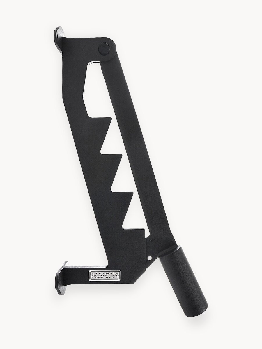 Щепокол-рычаг KOLUNDROV Удачный, съемный нож, защита от детей, щепорез ручной настенный для дачи и дома, черный