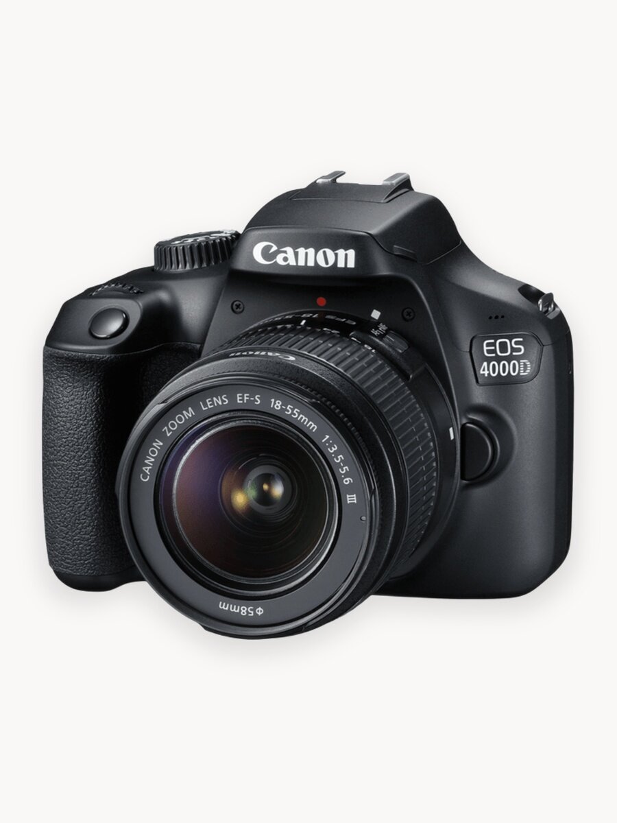 Canon EOS 4000D Kit EF-S 18-55 III Black