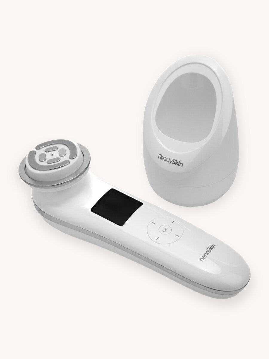 Аппарат для RF-лифтинга, ION-очищения, EMS и микротоковой стимуляции лица и тела ReadySkin NanoSkin