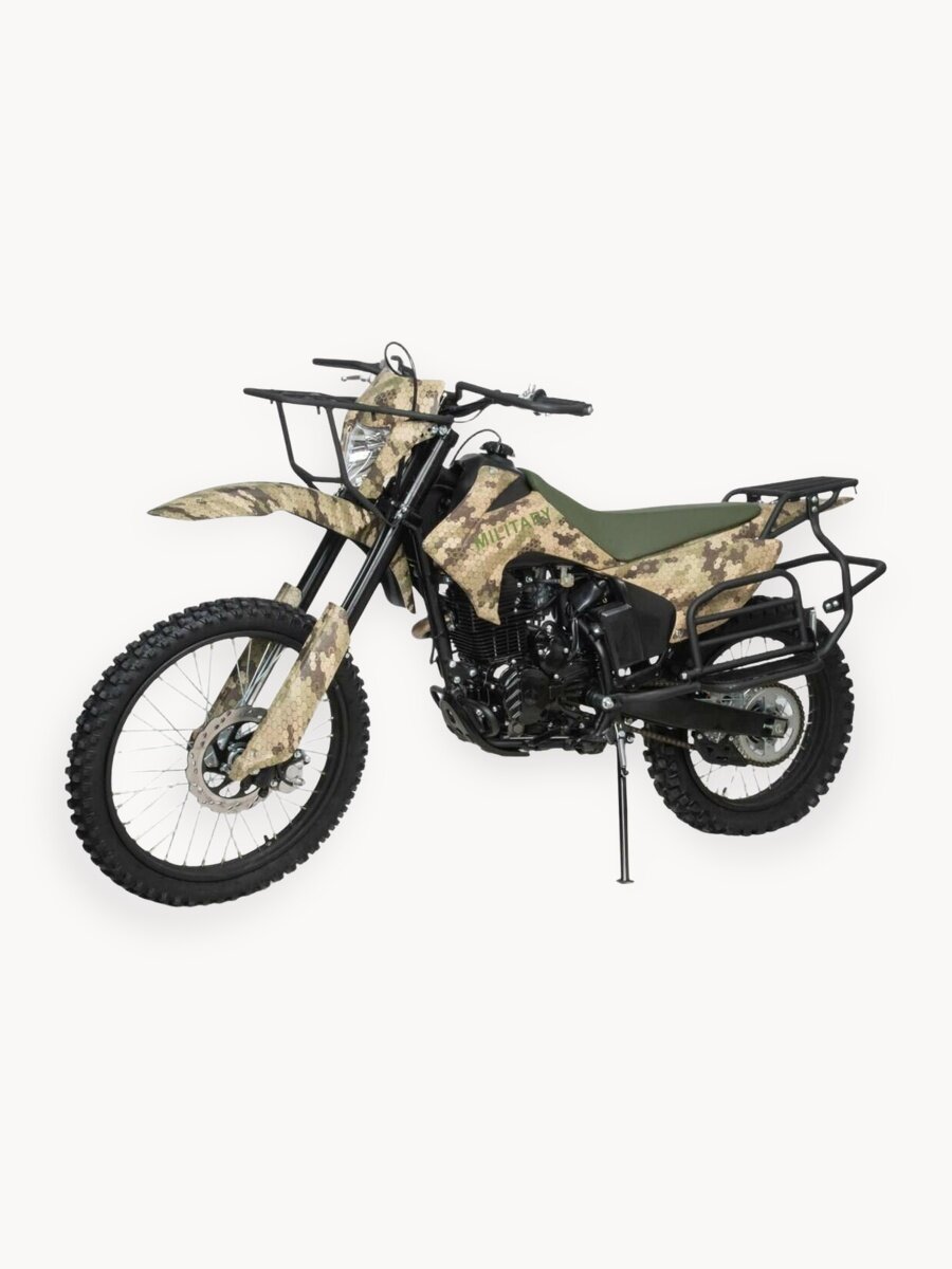 (Мотоцикл Кросс 300 MILITARY 175FMM) 300 куб. см. / 25 л. с. / Кросс