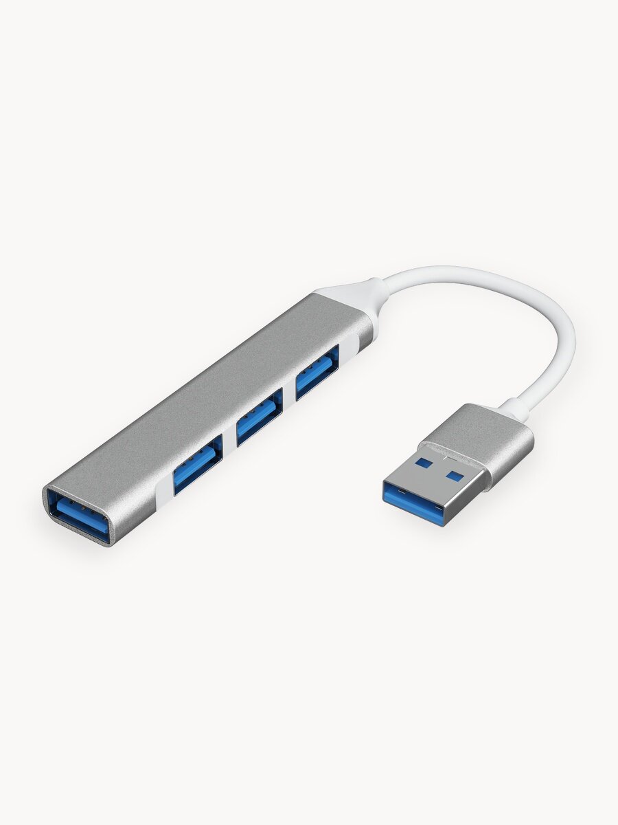 Разветвитель USB Hub TYPE-C на 4 порта, концентратор для ноутбука, юэсби хаб