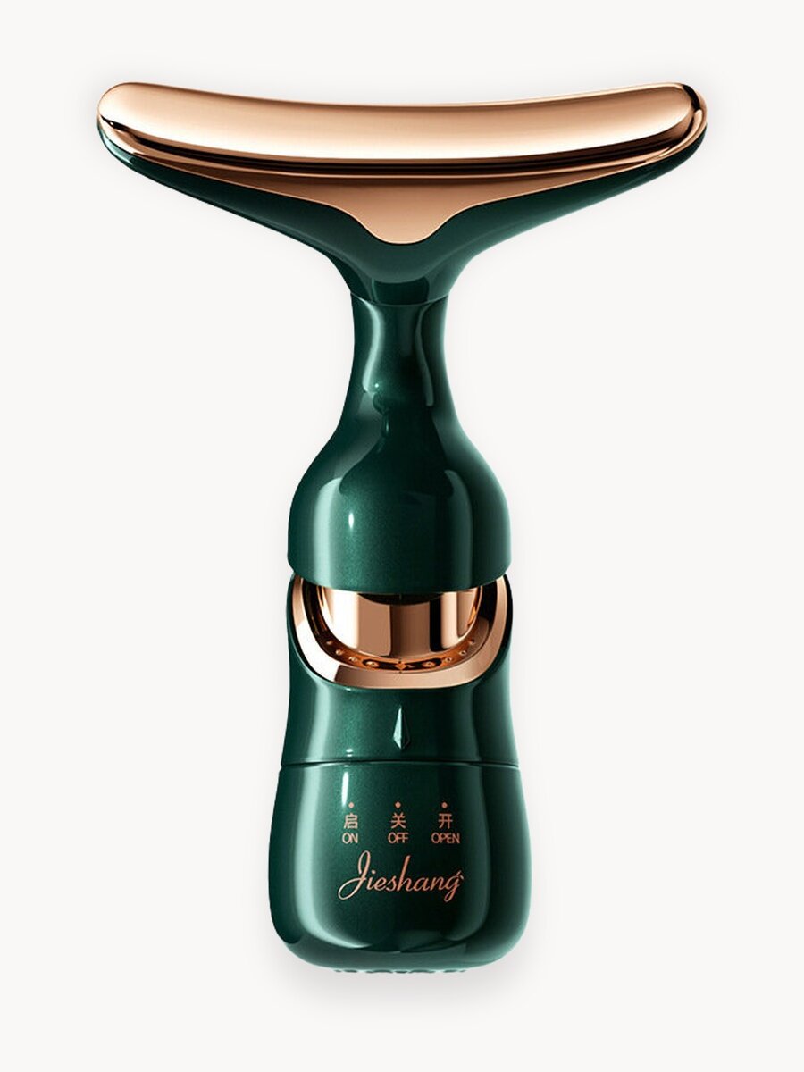 Массажер-лифтинг для лица с двумя дополнительными насадками.