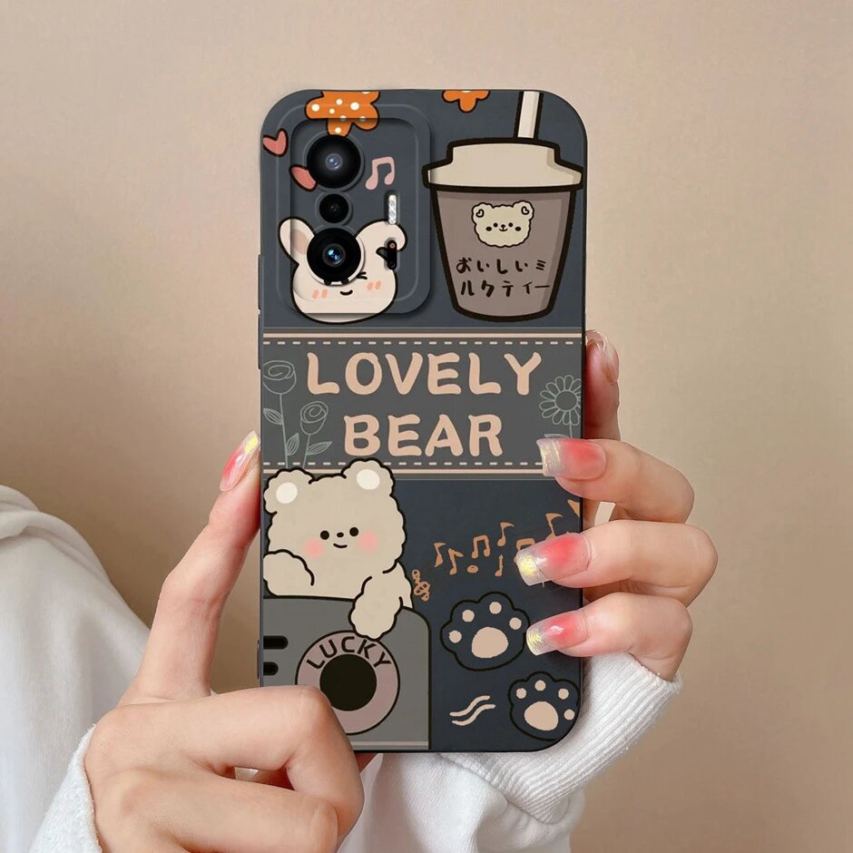 Чехол для Xiaomi 11T Pro 5G Pretty Sweet Girls, силиконовая мягкая For Xiaomi 11T 5G, TYB227