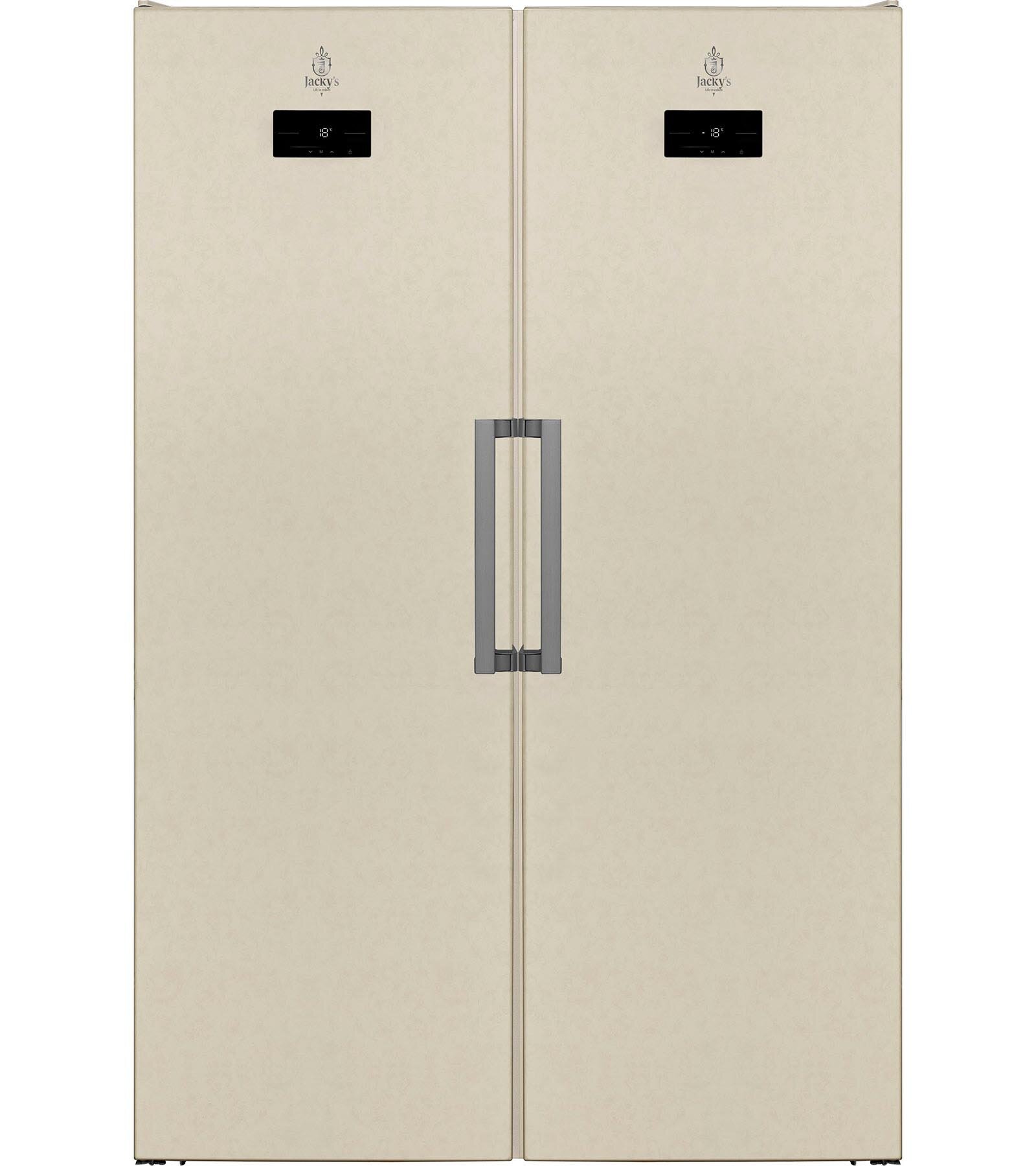 Холодильник Jacky's JLF FV1860 Side-by-side бежевый