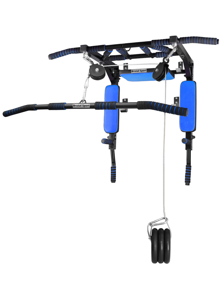 Турник-Брусья-Пресс 3в1 "Мультихват" с блочной системой