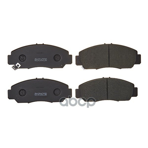Колодки тормозные (Спереди) Honda Accord 02-13 / Civic 00-17 Akebono арт. AN-668WK
