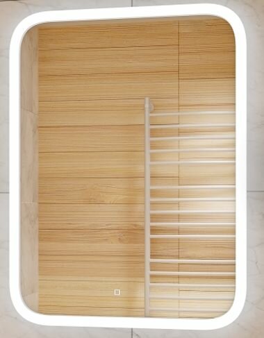 Зеркало Glamour LED 800х900 сенсорным выключателем