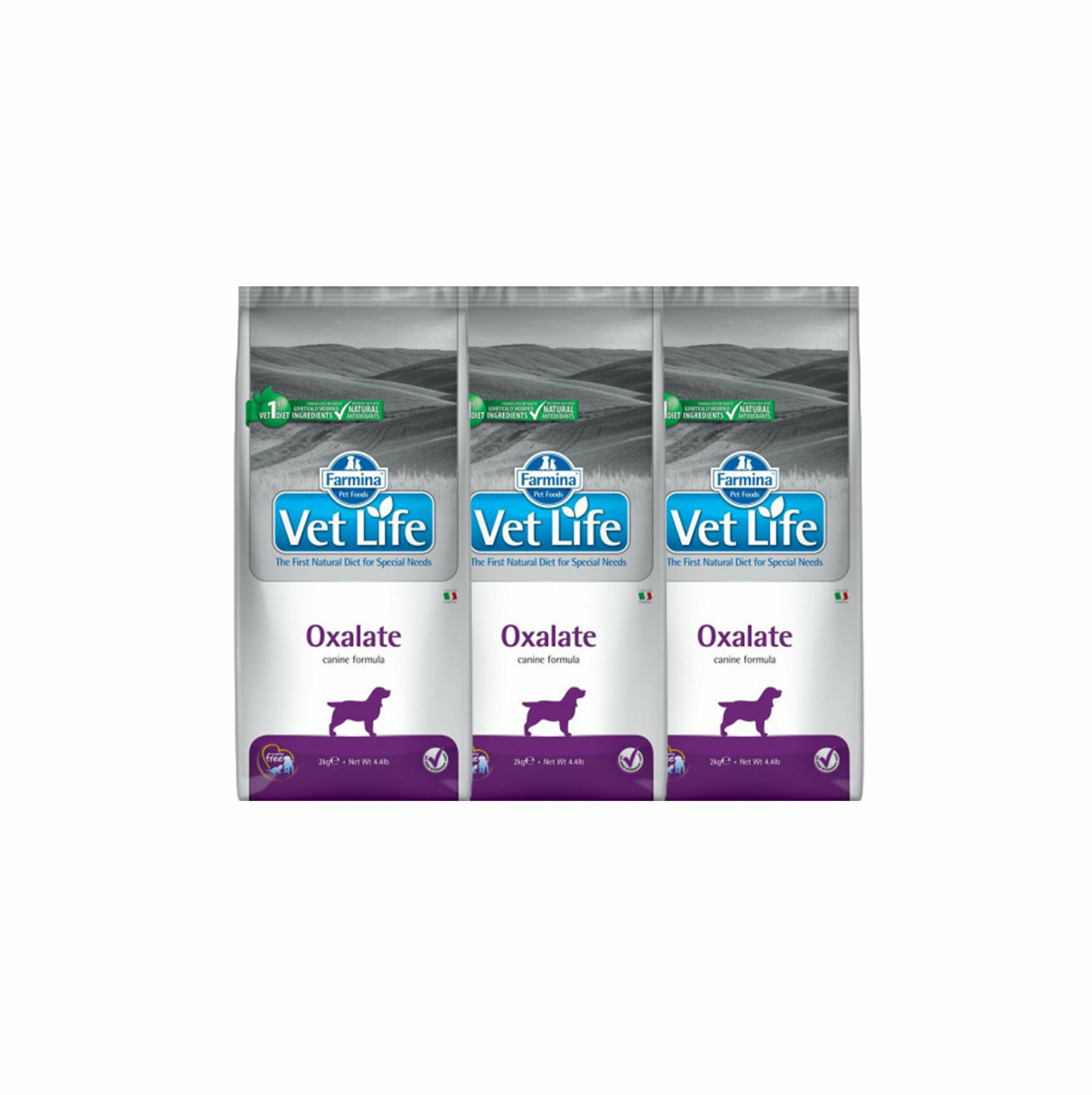 VET LIFE diet dog oxalate 2 кг х 3 шт.