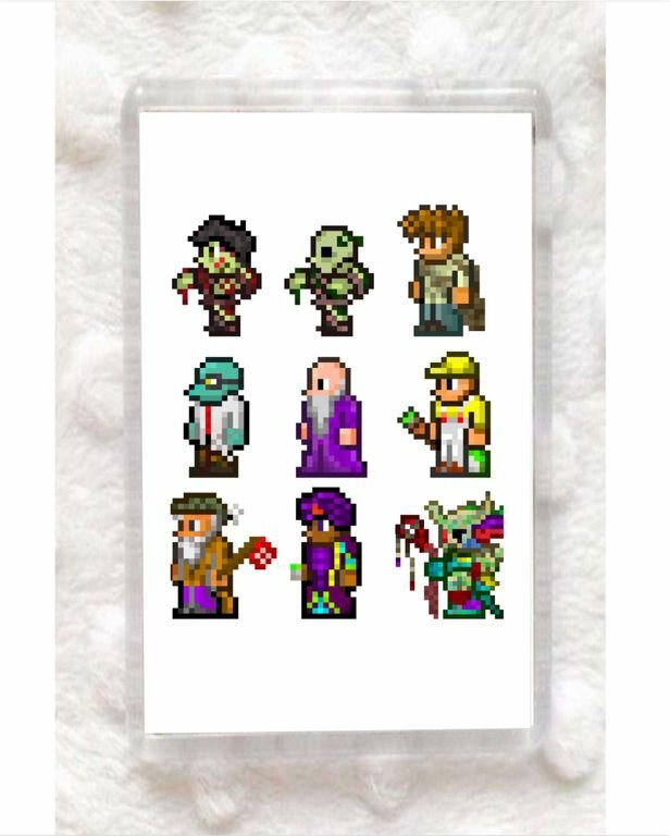 Магнит акриловый Terraria, Террария №2