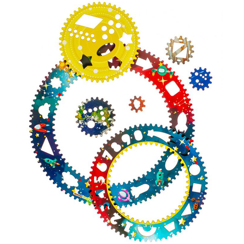 WoodLand Toys Спирограф Космос 0.135 кг набор 122102-WC04 для художественных проектов