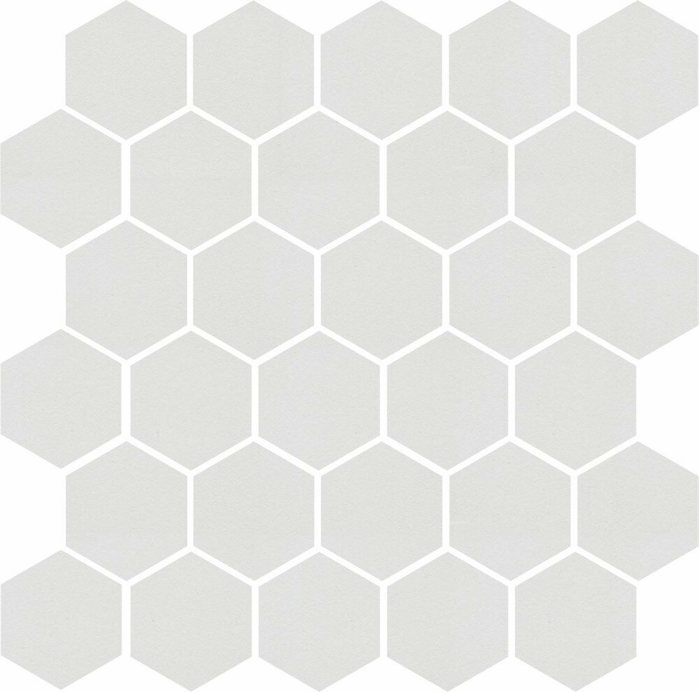 KERAMA MARAZZI Керамогранит Агуста белый натуральный из 30 част мат, 29,7x29,8 6,9 мм, арт. 63000 (цена за 0.529 м2)