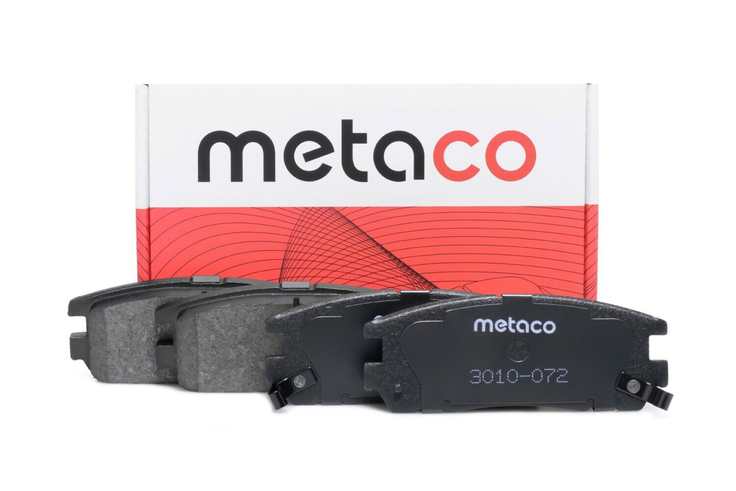 Колодки тормозные задние дисковые к-кт METACO 3010-072
