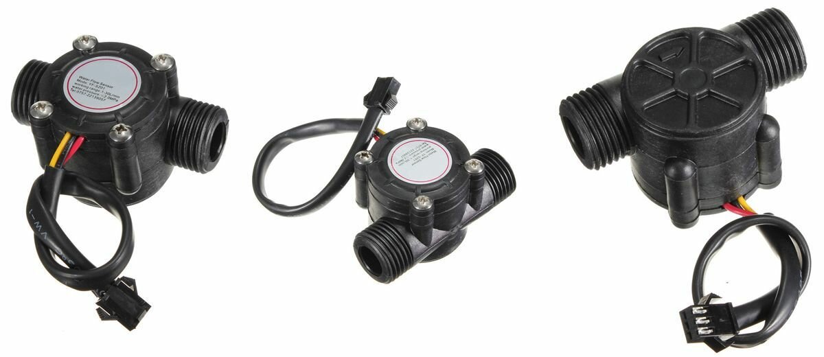 Датчик протока 0,5-30 литров 3-х контактный скоба Gazlux Standart, Gazlux Eco, Oasis (13732)