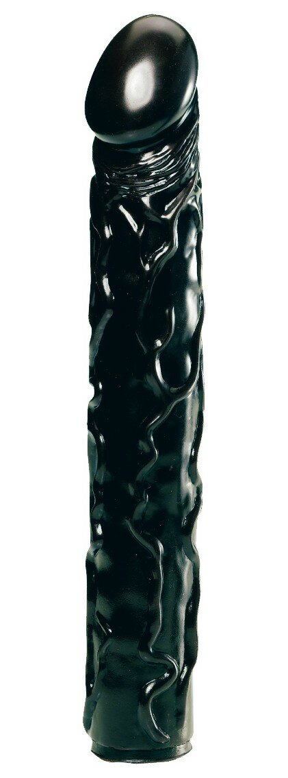 Чёрный фаллоимитатор BIG BONANZA 13 BLACK BUTT PLUG 33 см NMC