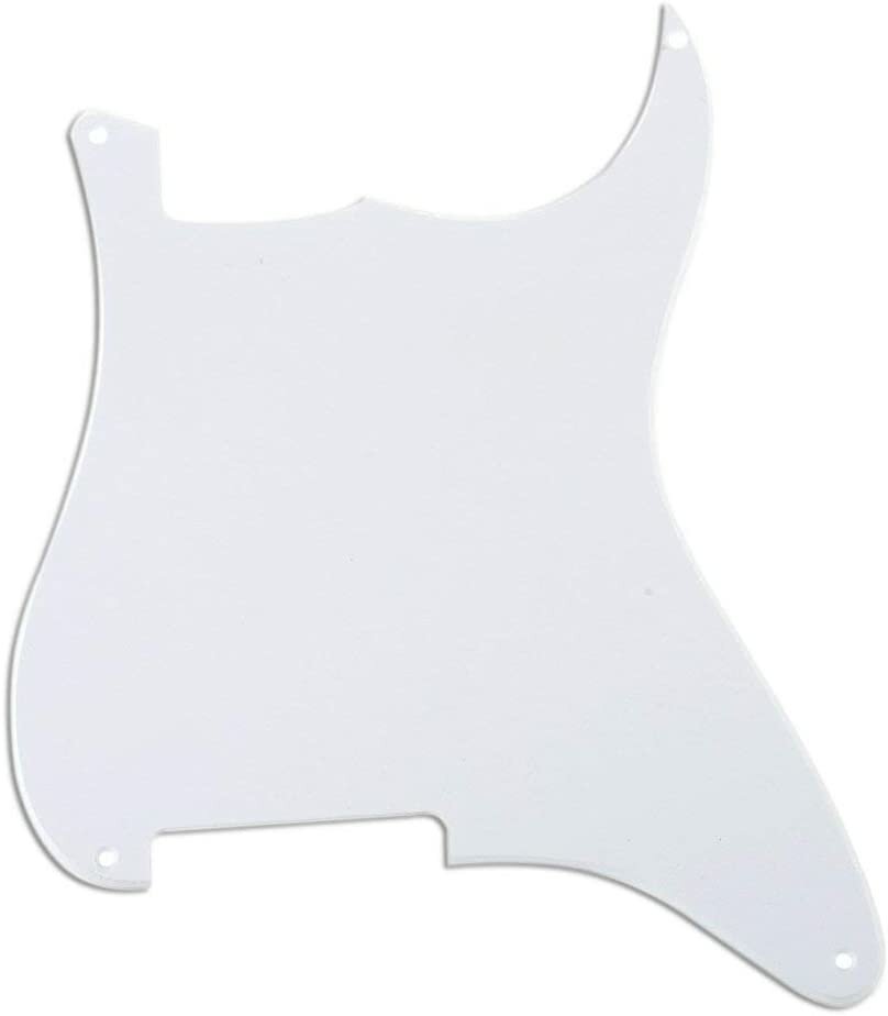 Панель Fender Strat Style, Musiclily MX1123, однослойная, белая