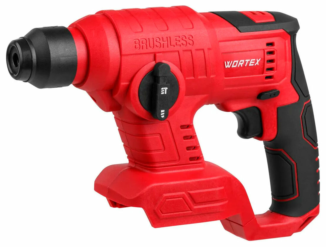 Перфоратор аккумуляторный Wortex CRH 1810 ALL1, 18 В, бесщеточный, С АКБ и З/У, 1.2 Дж, вес 1.14 кг, в чемодане (0329267)