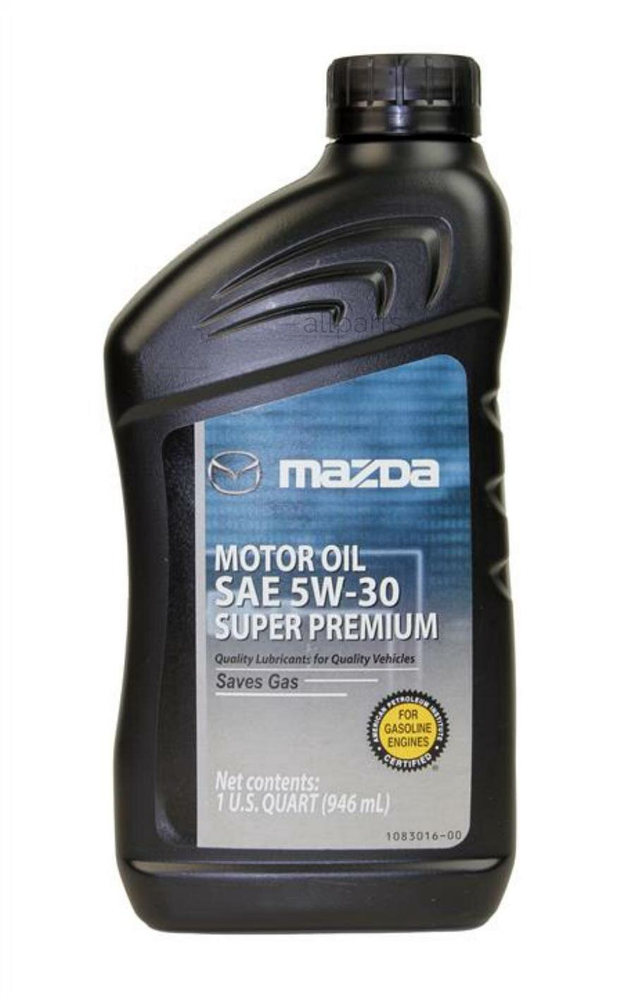 MAZDA 0000-77-5W30QT Масло моторное MAZDA MOTOR OIL SN 5W-30 синтетическое 0.946 л 0000-77-5W30QT